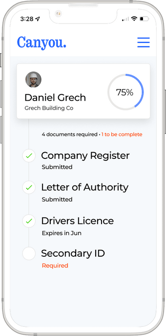 Automated client identity verification | Canyou Automated client identity verification | Canyou