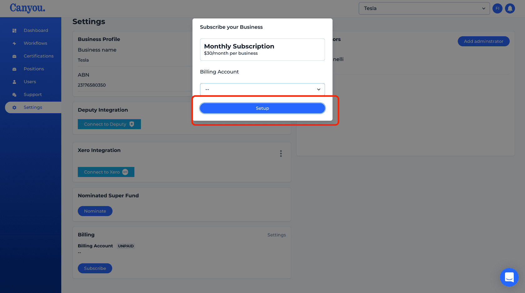 Adding a Subscription | Canyou Home Page