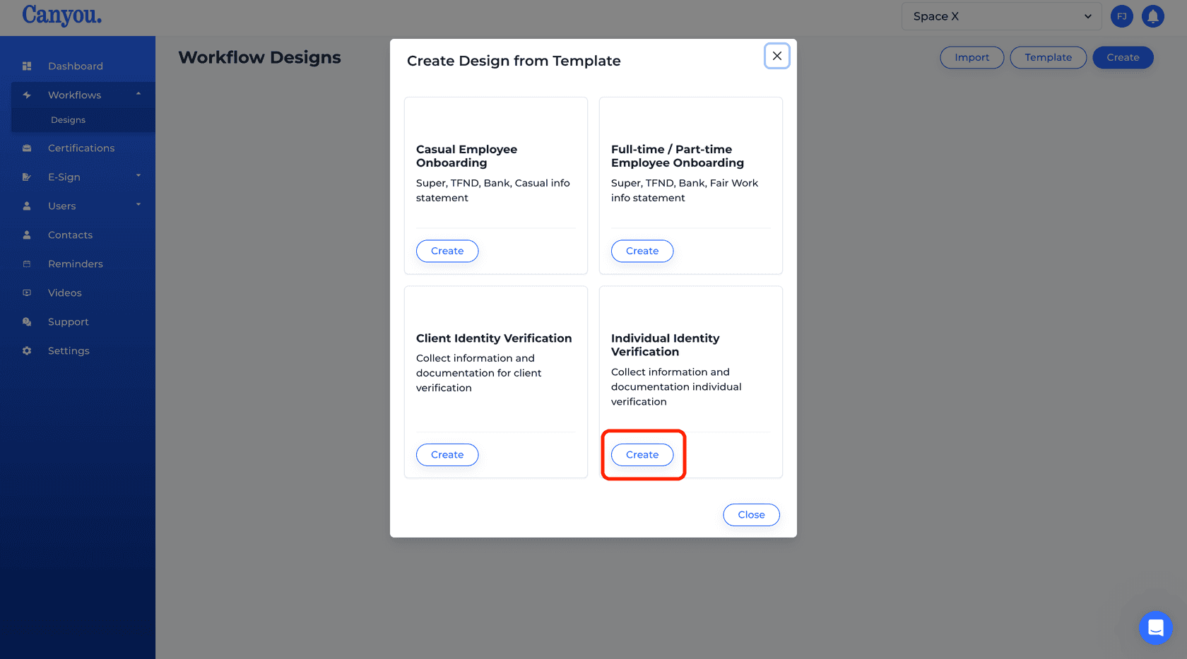 Client identity verification | Canyou Home Page