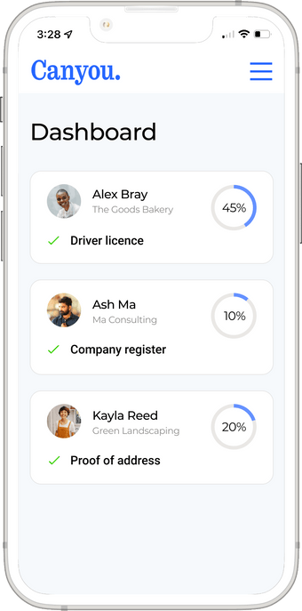 Automated client identity verification | Canyou Automated client identity verification | Canyou