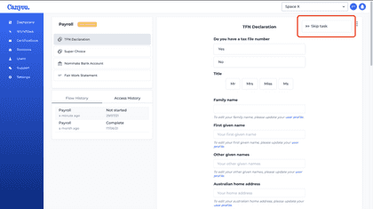 Skipping Tasks | Canyou Home Page